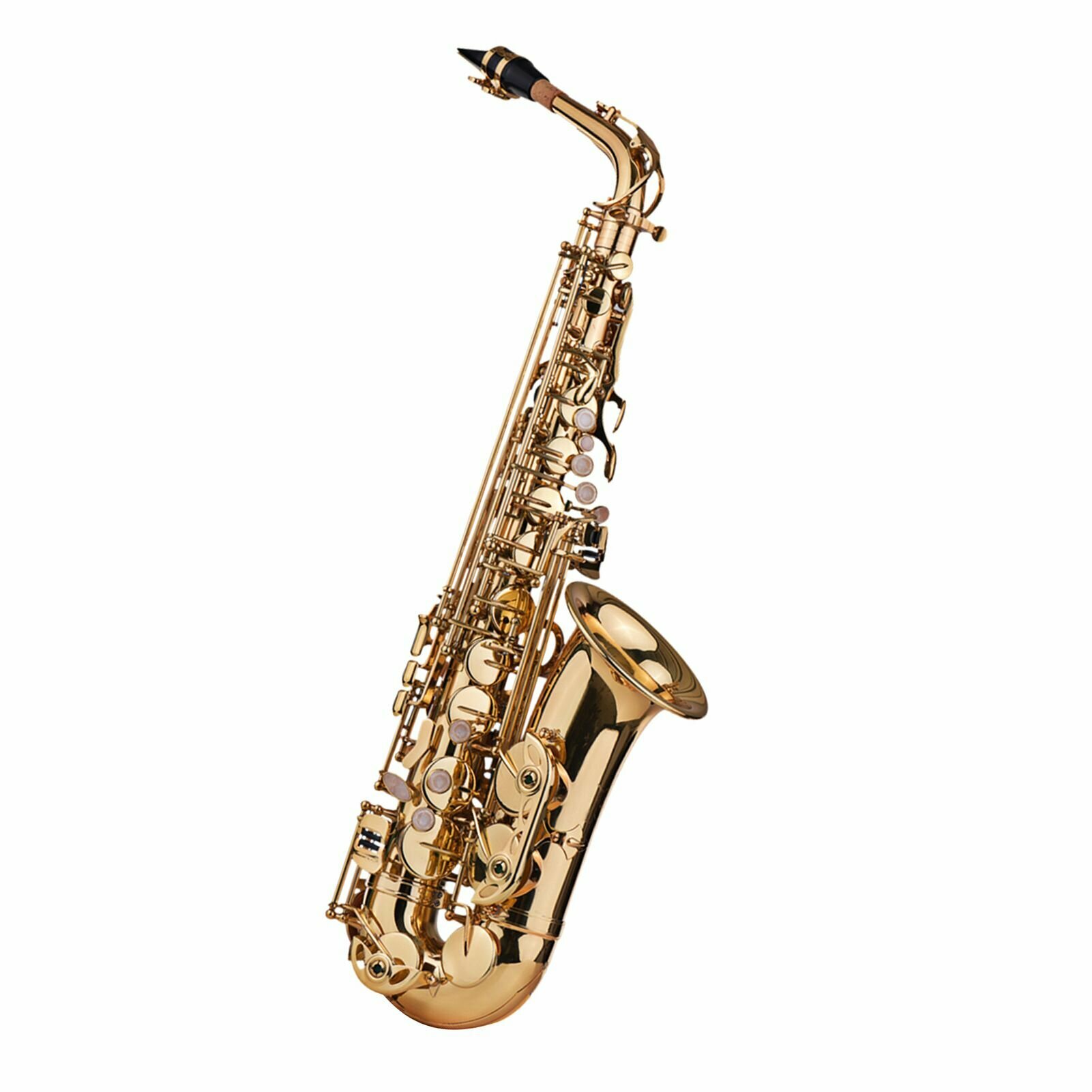 Eb Alto Saxophone Sax Brass Lacquered Gold 802 Key Type Woodwind Духовой инструмент