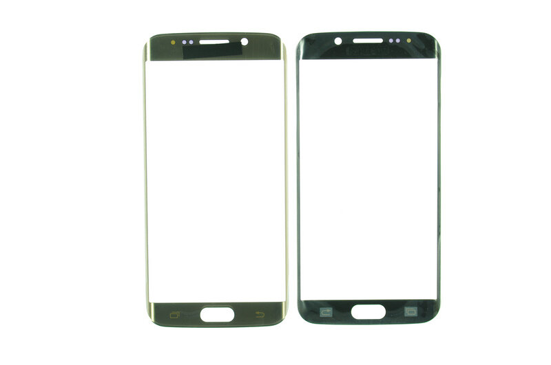 Стекло для переклейки Samsung G925 S6 EDGE золотой