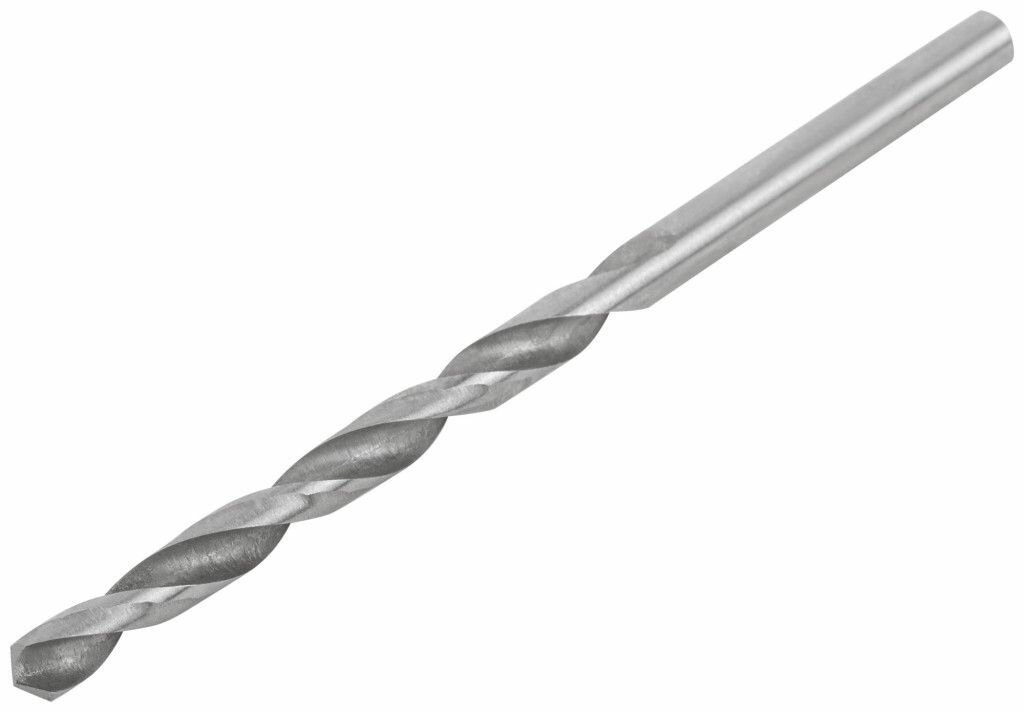 Сверла по металлу HSS, угол заточки 118 , 4,0 x 75 мм, (5 шт.)