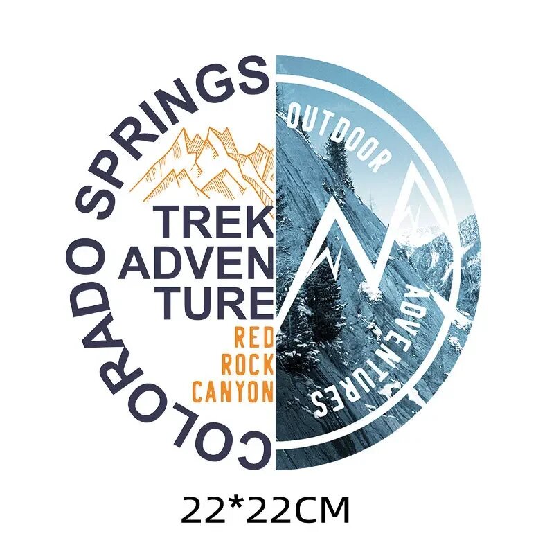 Термотрансферы для одежды "Городские путешествия" TH045-PH0336