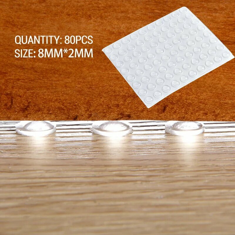 NAIERDI Силиконовые демпферы 30-80 шт 8x2mm x 80pcs