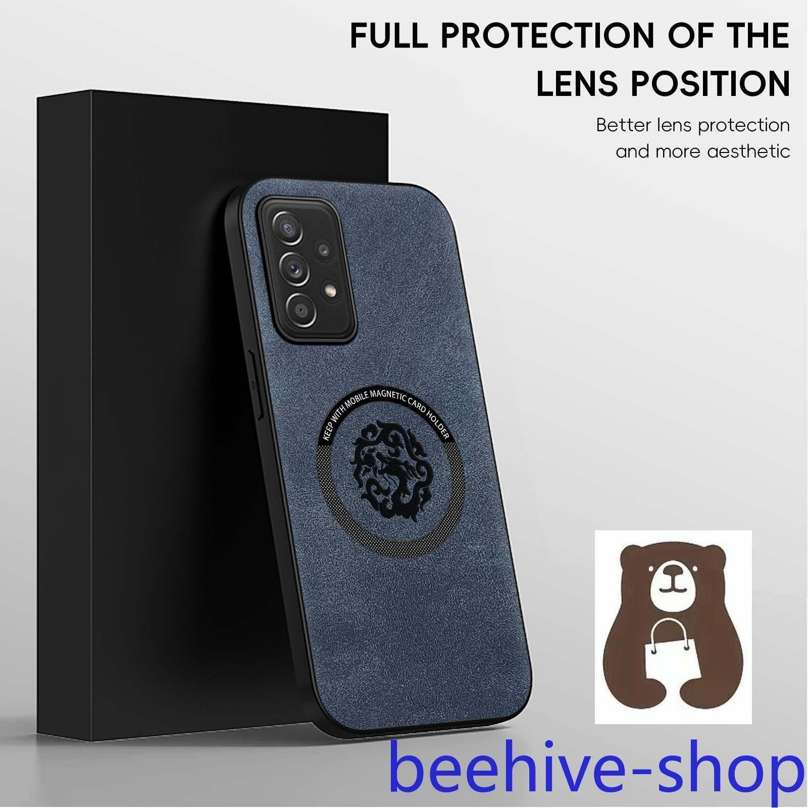 Чехол на Samsung Galaxy A12 5G, M12, F12 /(Самсунг Галакси A12 5G, M12, F12) / Высококачественная кожа / Беспроводная зарядка