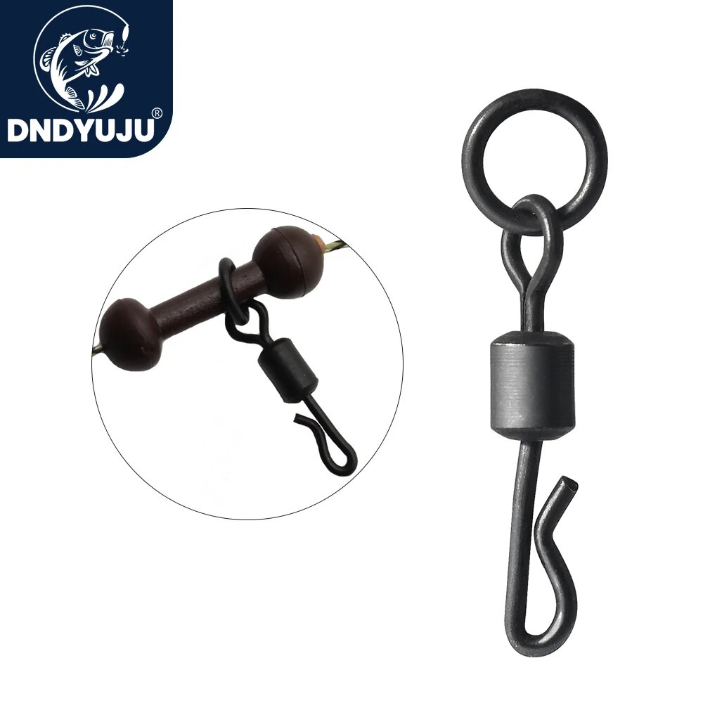 DNDYUJU медные быстросменные вертлюги для карпа 30 шт Size 6 (21mm)