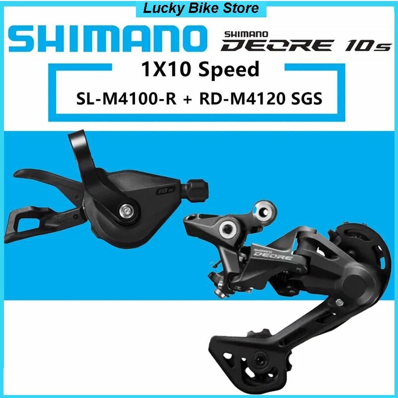 Shimano Deore M4100 10-ступенчатый SL-рычаг переключения + RD-M4120 задний переключатель