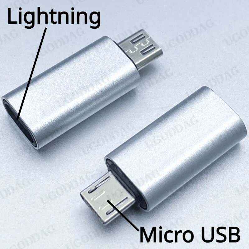 Переходник Lightning - Micro USB, 2 шт.