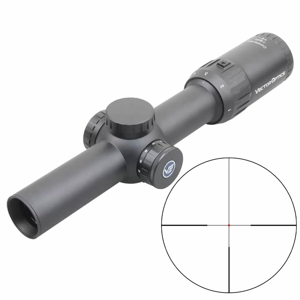 Оптический прицел Vесtоr Орtics 30mm CONSTANTINE 1-6X24 SFP FIBER SCOC-36