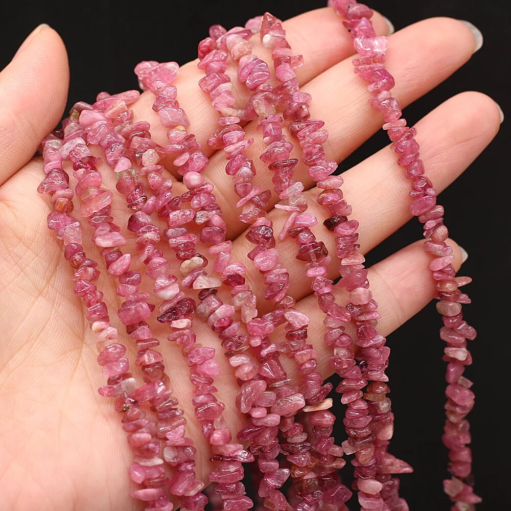 Хризолит 3x5-4x6 мм для создания украшений Розовый, Rubellite