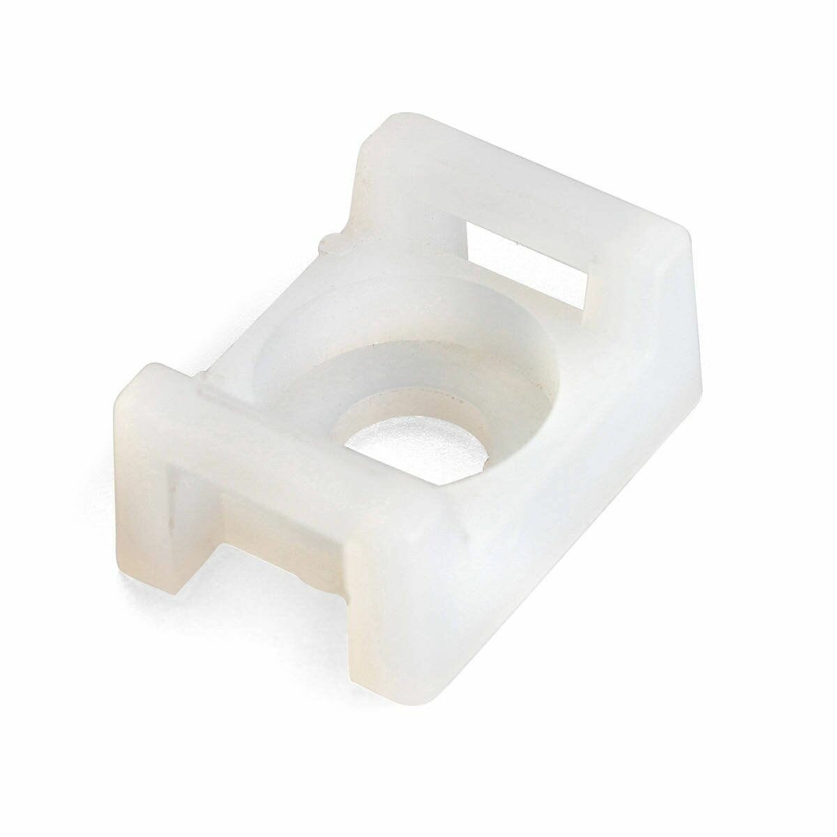 Набор площадок монтажных КВТ ПМО 22х16 мм, белые, полиамид, 100 шт