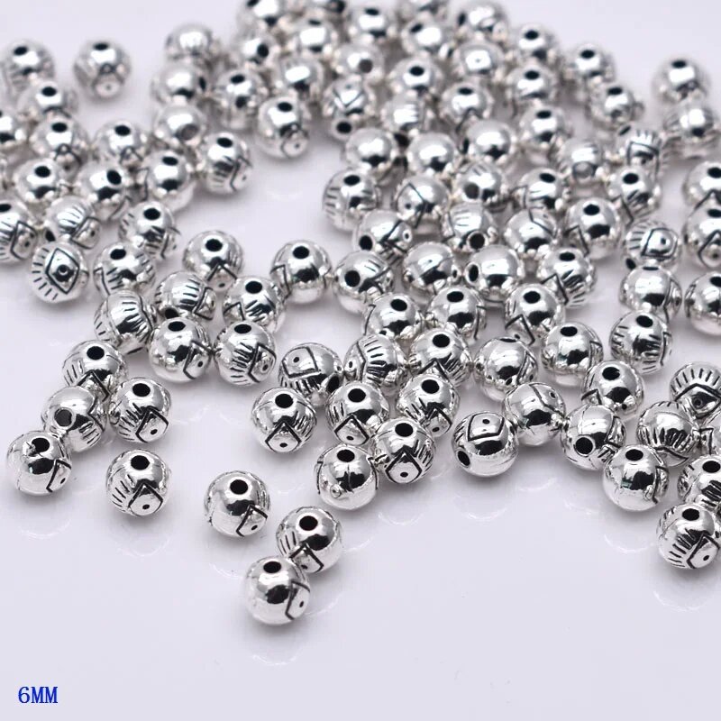 Бусины-разделители YanQi античное серебро 20/50 шт. HJ28 -20pcs