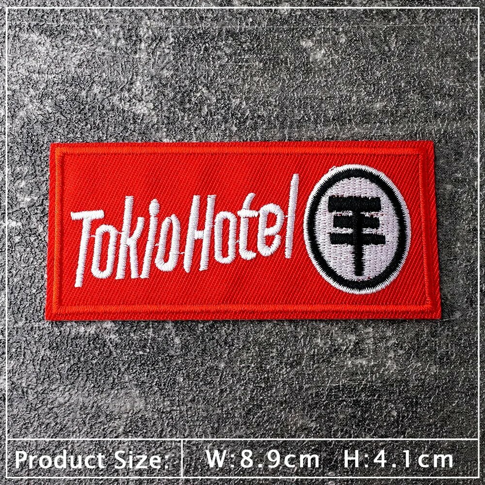 Нашивка Tokijo Hotel, вышивка, цвет 37