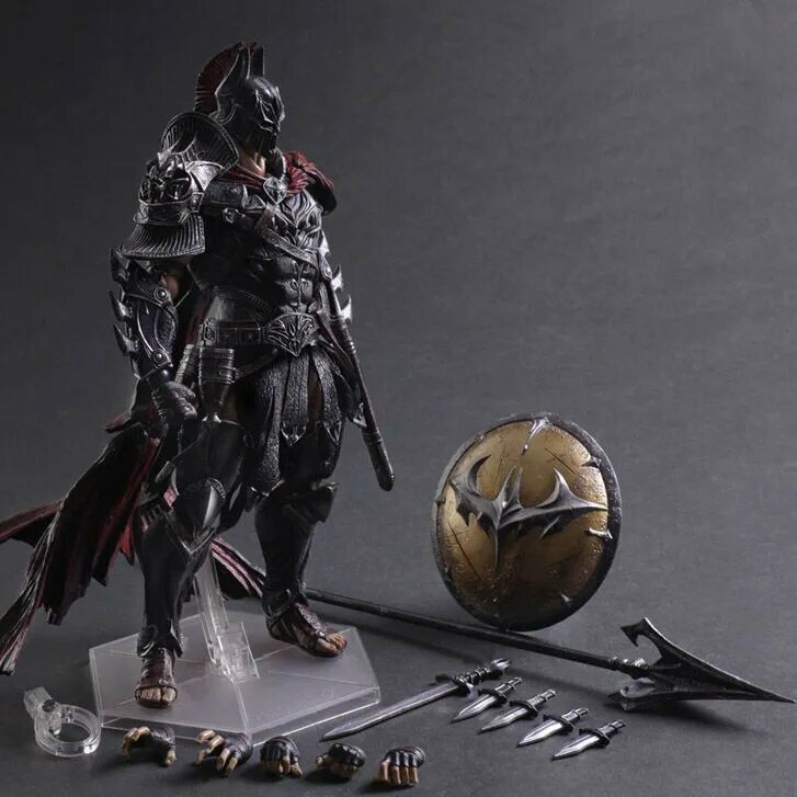 Spartan Warrior, Фигурка спартанского воина, подвижные фигурки, 27 см