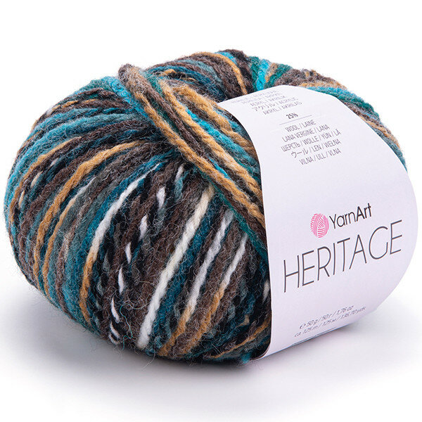 Пряжа Yarnart HERITAGE 337 принт (10 мотков)