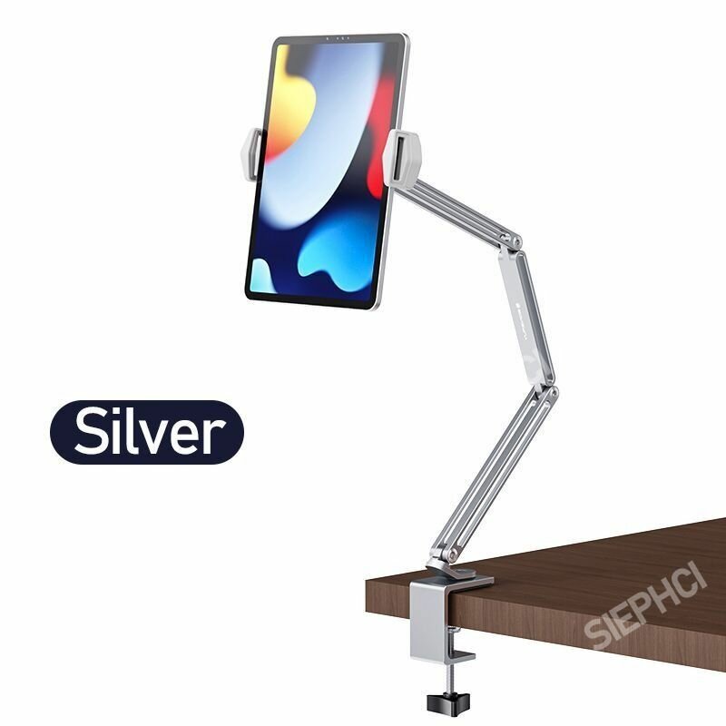 P67, Настольная гибкая подставка для мобильного телефона с тремя подлокотниками, алюминиевый сплав, Регулируемый угол наклона, Складной держатель для планшета Lazy bed с возможностью поворота на 360