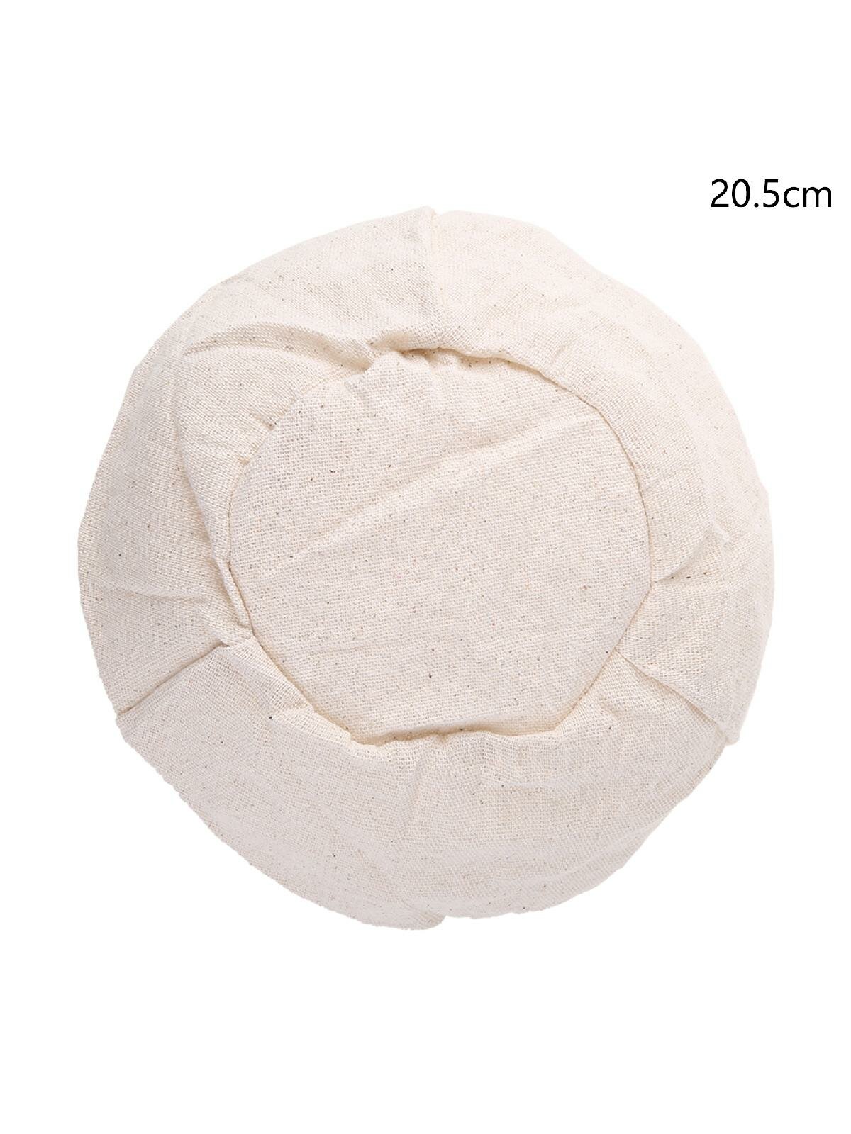 Круглая корзина для расстойки хлеба, тканевая подкладка, чехол из ротанга для корзин для выпечки теста, натуральный ротанг, салфетка Banneton для расстойки, 2 размера