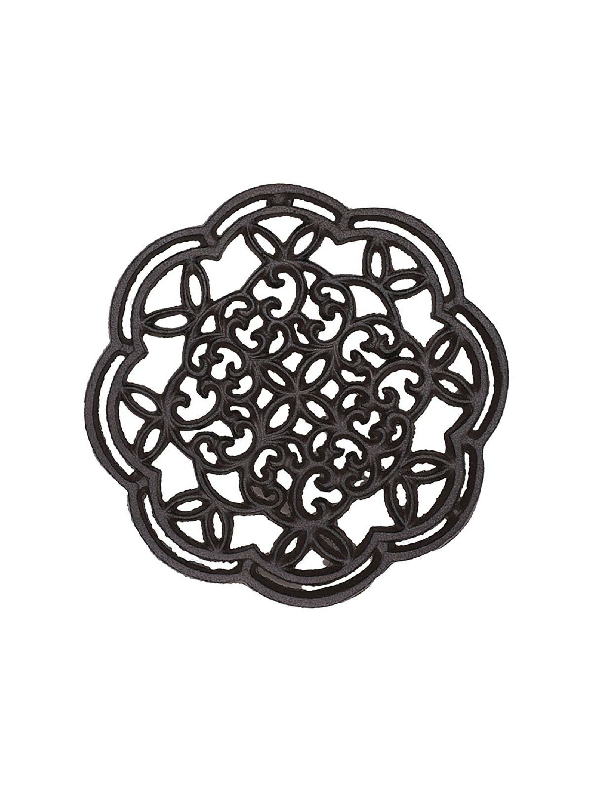 Декоративная подставка под тарелку Iron Art Trivet в форме совы/рыбы/цветка, термостойкий коврик для украшения кухонного и обеденного стола