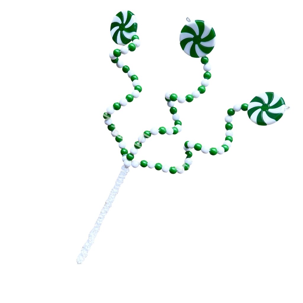 Украшение из Искусственных Стеблей Конфетных Веточек для Украшения Центральных частей Праздничного стола