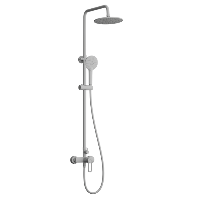 Душевая стойка Wonzon & Woghand WW-B2166-A-MW матовая белая