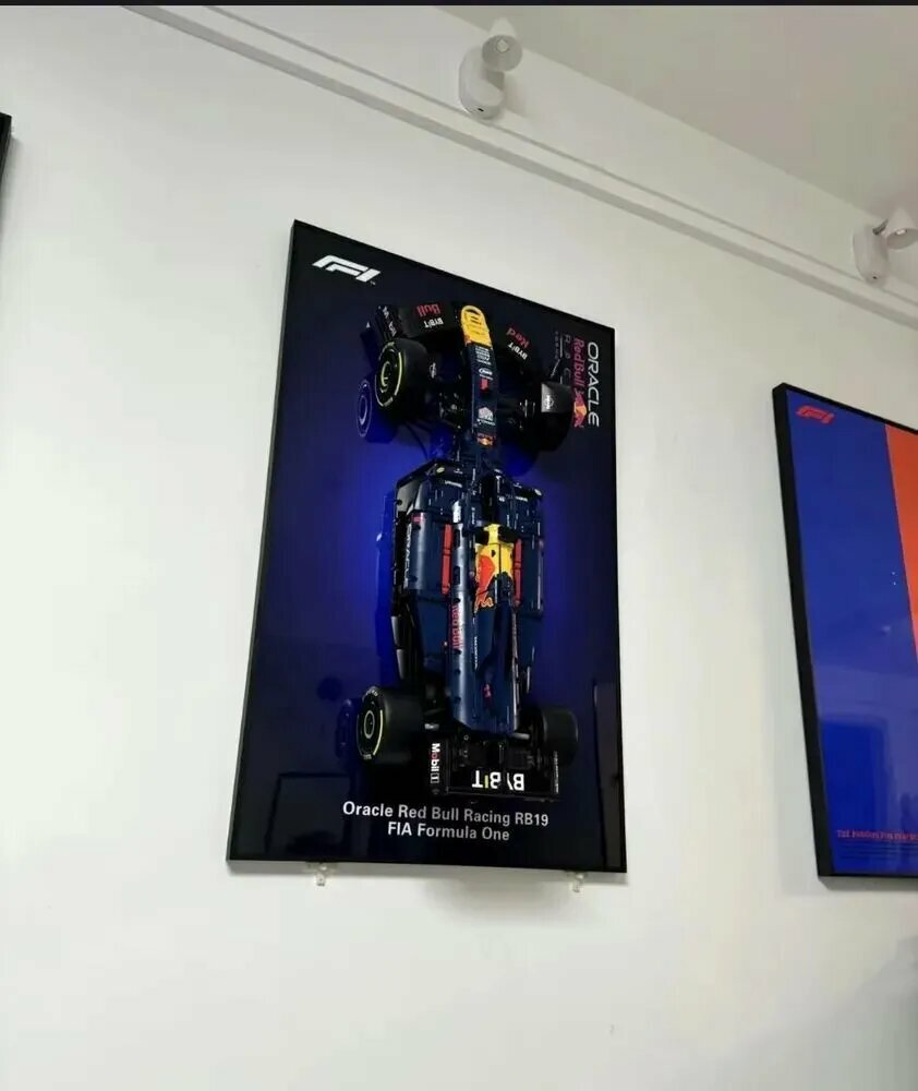 Постер Red Bull Racing RB20 F1 Car в раме 50x80 см. Готовый подарок для фанатов Формулы-1