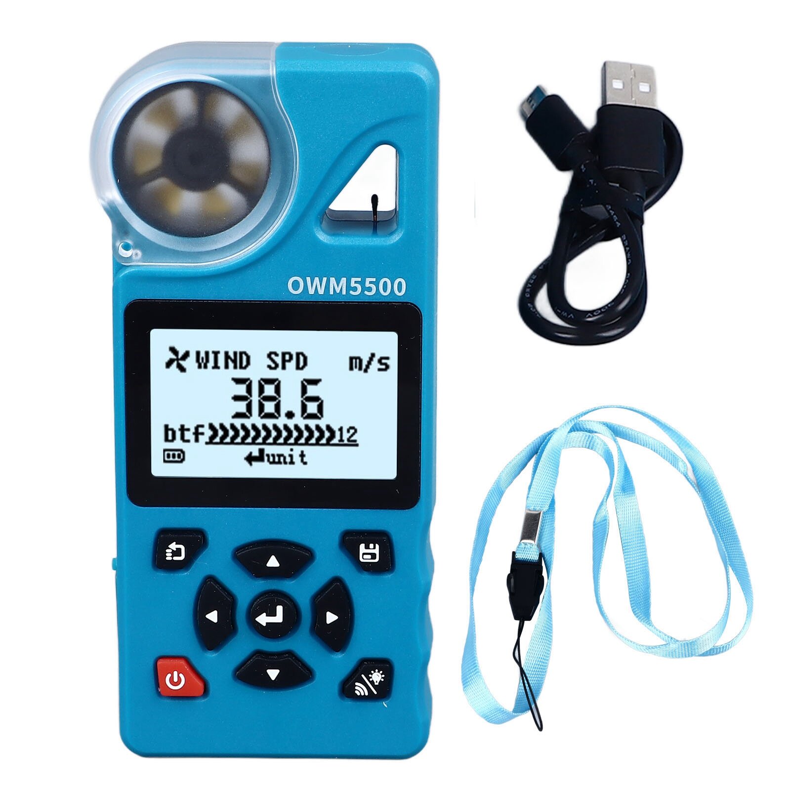 Анемометр ручной, термометр, для метеостанций