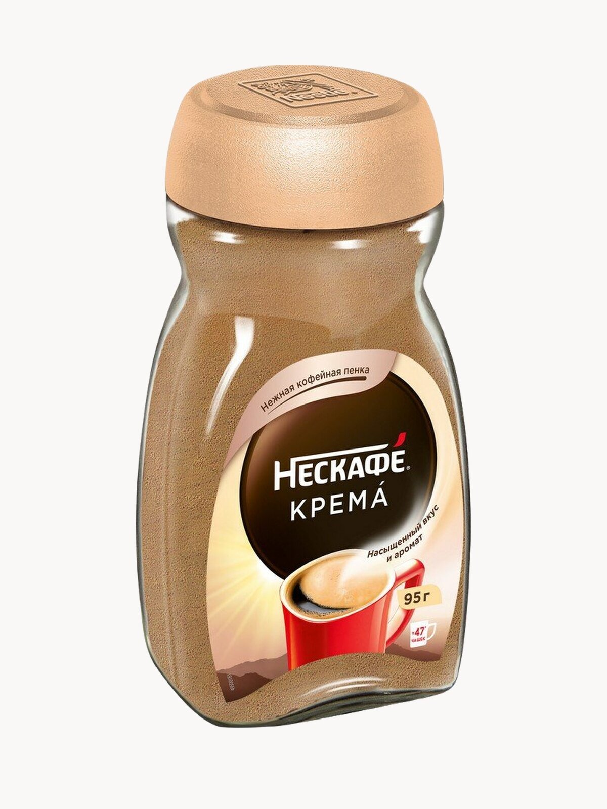 Кофе растворимый Nescafe Classic Crema, стеклянная банка, 95 г