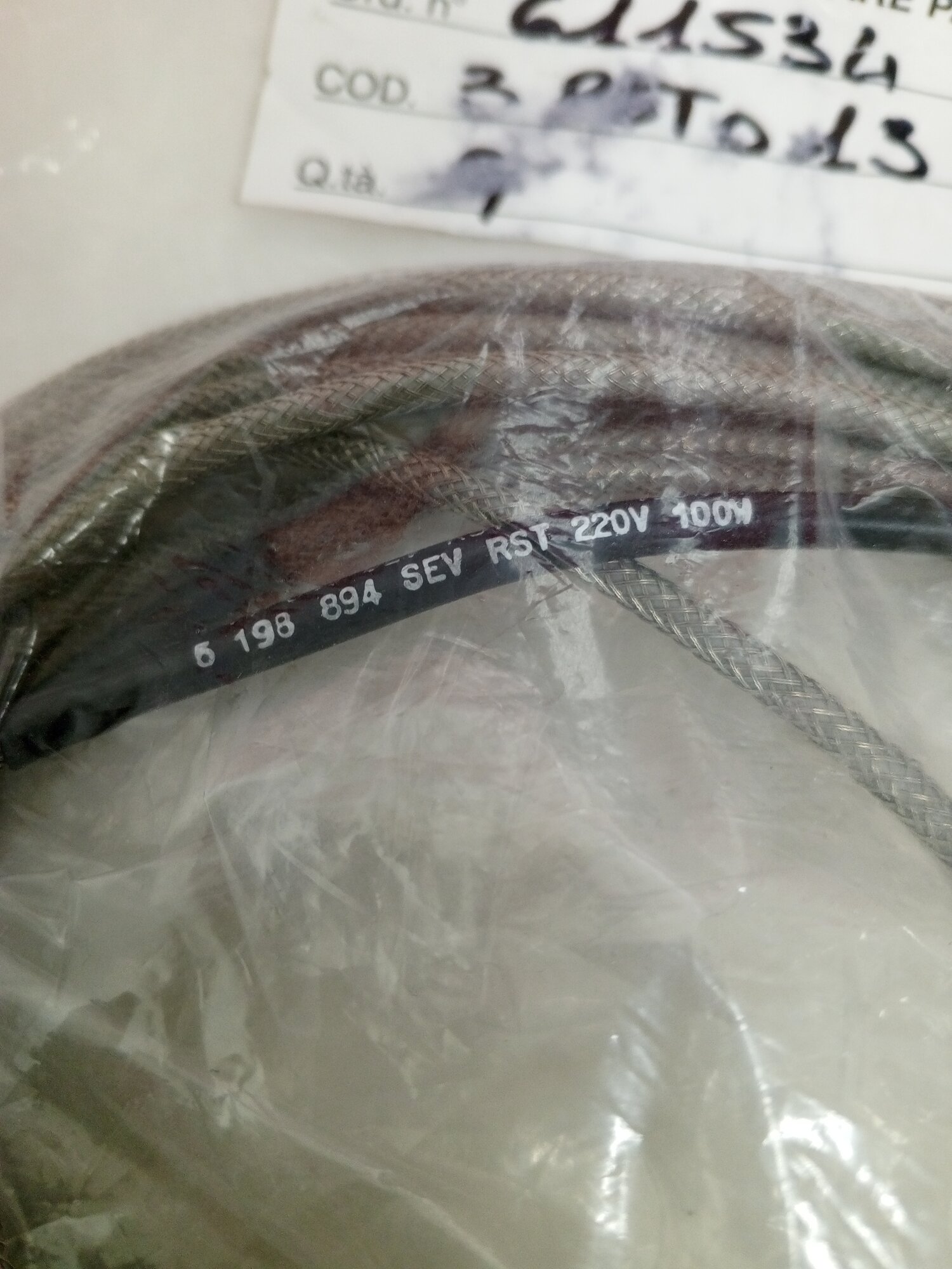 Трубчатом электронагревателе (ТЭНе) с маркировкой 6198894 SEV RST 220V 110W Для обогрева резинки контура холодильной двери