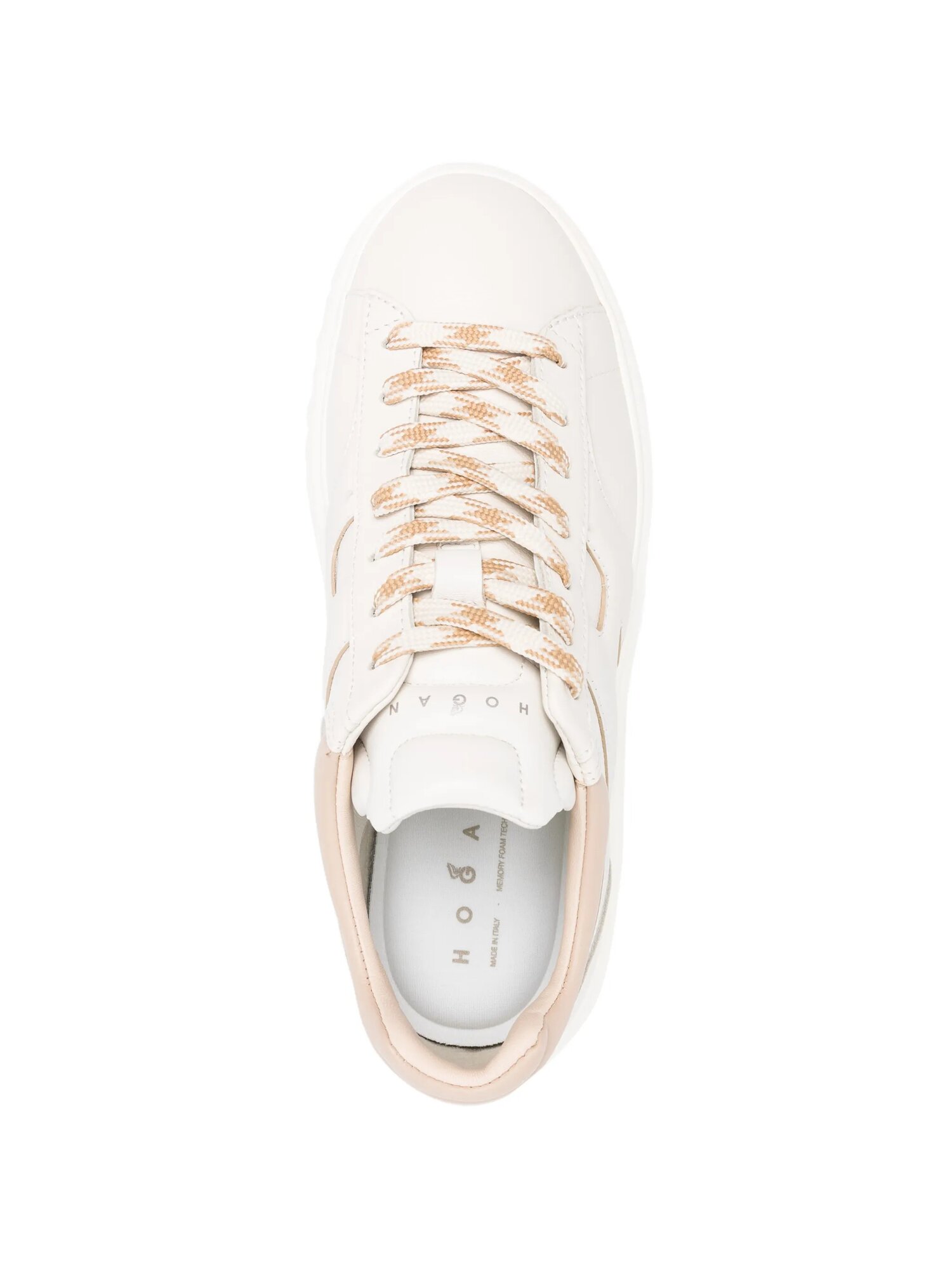 Кроссовки Hogan Platform leather sneakers, размер 37,5 EU, разноцветный — фото 1