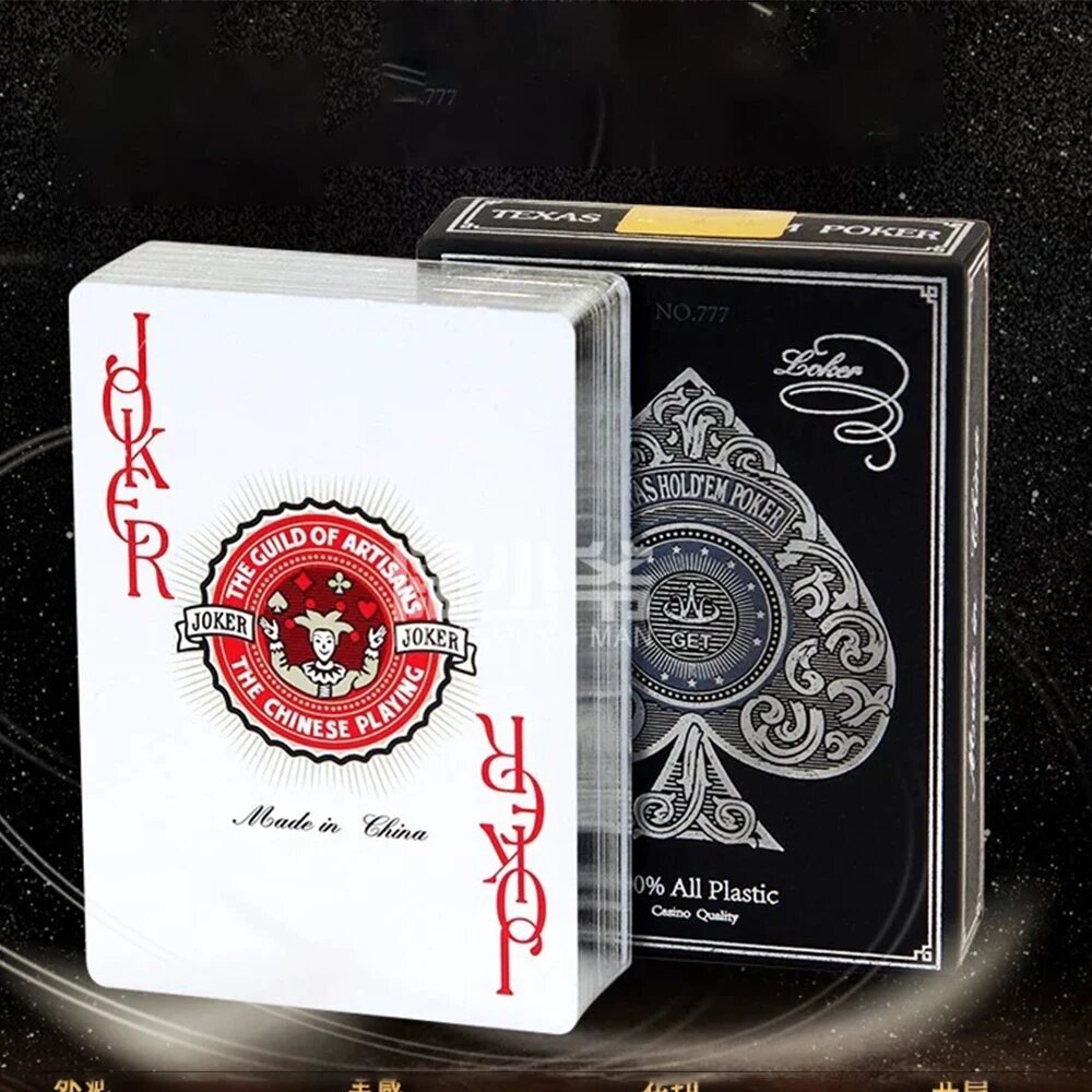 Игральные карты Golden Poker, серебряный цвет