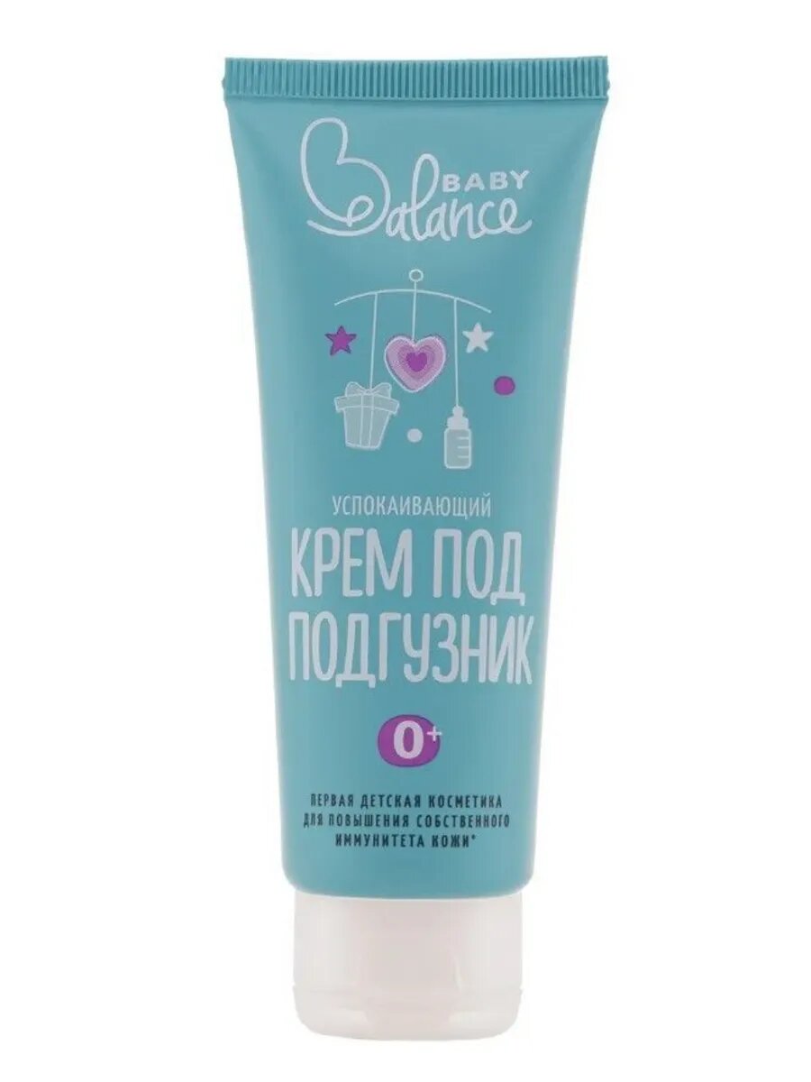 Baby Balance Успокаивающий крем под подгузник, 0+, 75 мл, 1