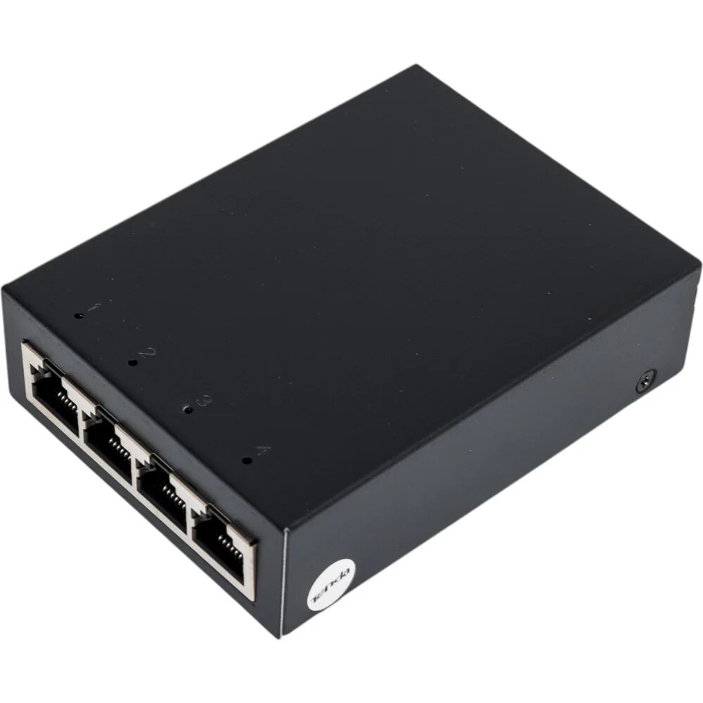 Медиаконвертер Tenda TFC304B, RJ-45 4x1000 Мбит/с, SC, до 3 км 10000148154, пластиковый корпус, защита IP20, прочный