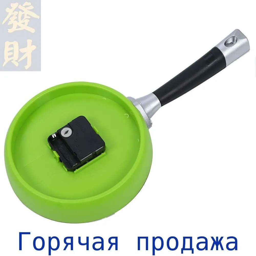 Настенные часы в форме яичницы на сковородке - оригинальный кухонный аксессуар — фото 1
