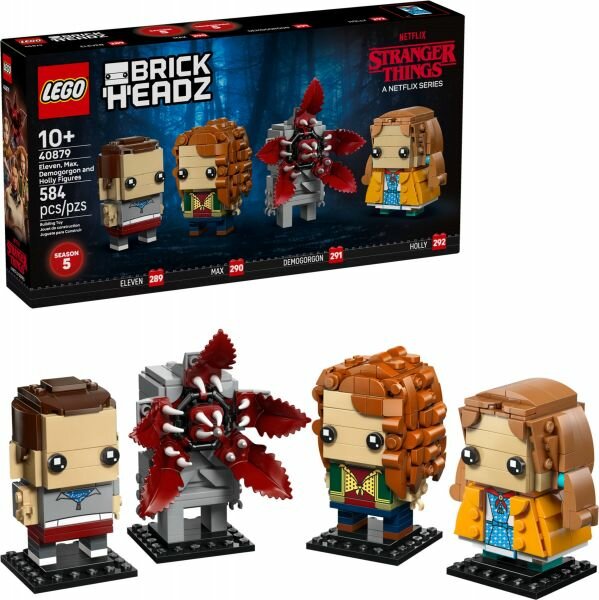 Lego 40879 BrickHeadz Одиннадцать, Макс, Демогоргон и Холли
