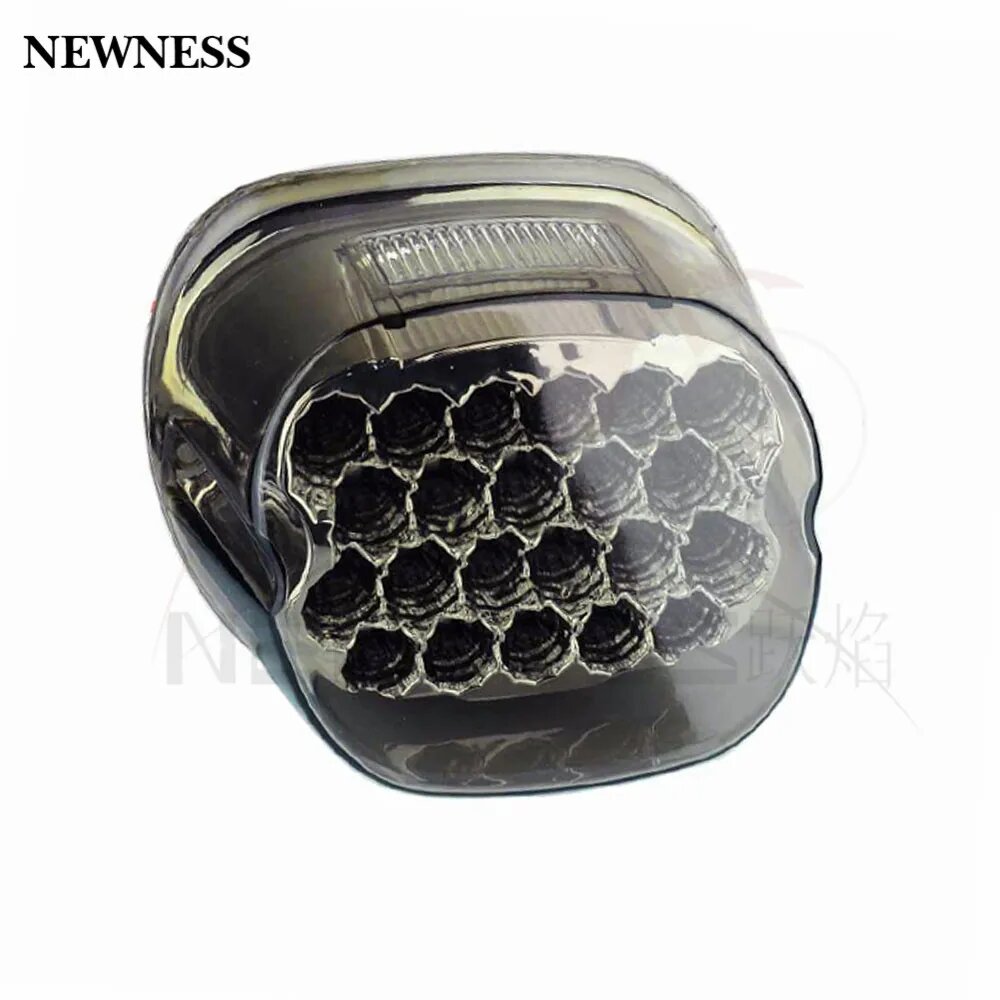 Дымчатый красный светодиодный хрустальный задний стоп-светильник для Harley Davidson Dyna Low Rider FXDL Fat Bob FXDF Super Glide FXDC Street Bob FXDB Smoke