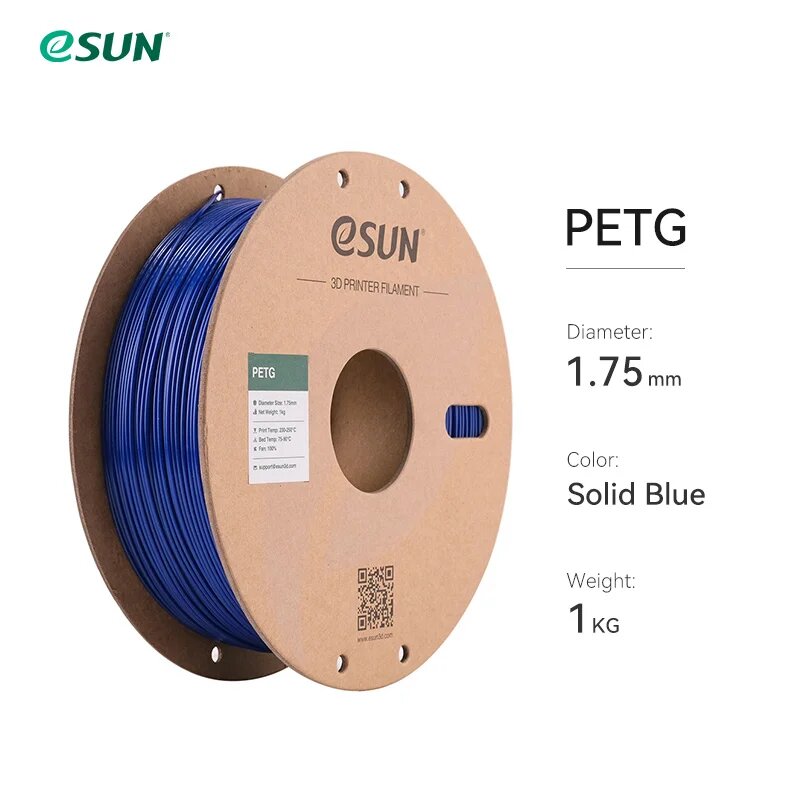 ESUN PETG нить для 3D-печати 1.75 мм Solid Blue