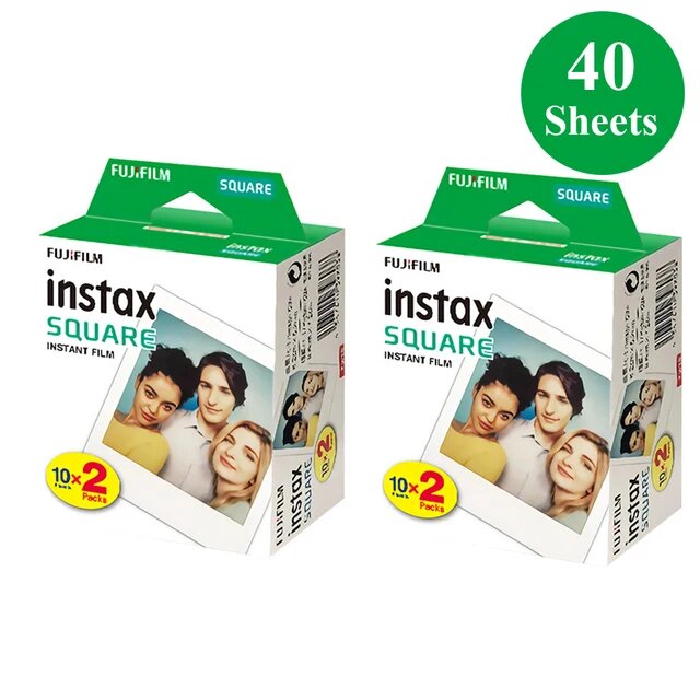 Kodak Квадратная мгновенная пленка для Fujifilm Instax SQUARE SQ6/SQ10/SP-3 40 white edges