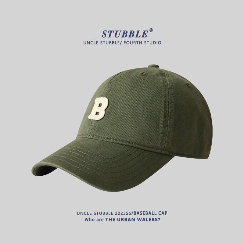 Мужская и женская универсальная широкополая шляпа в корейском стиле, открывающая лицо, из чистого хлопка с мягким верхом и солнцезащитным козырьком