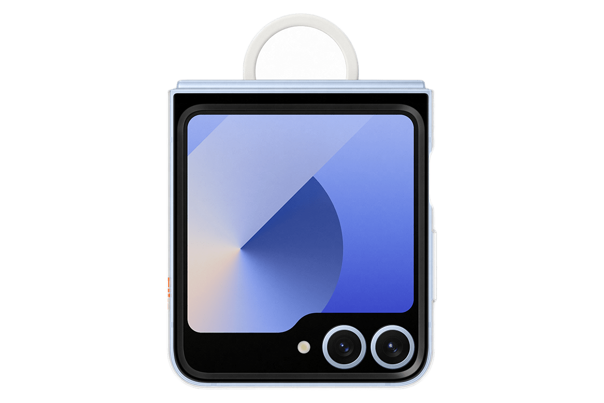 Чехол Samsung Clear Case Z Flip 6 | Flip7 FE, прозрачный