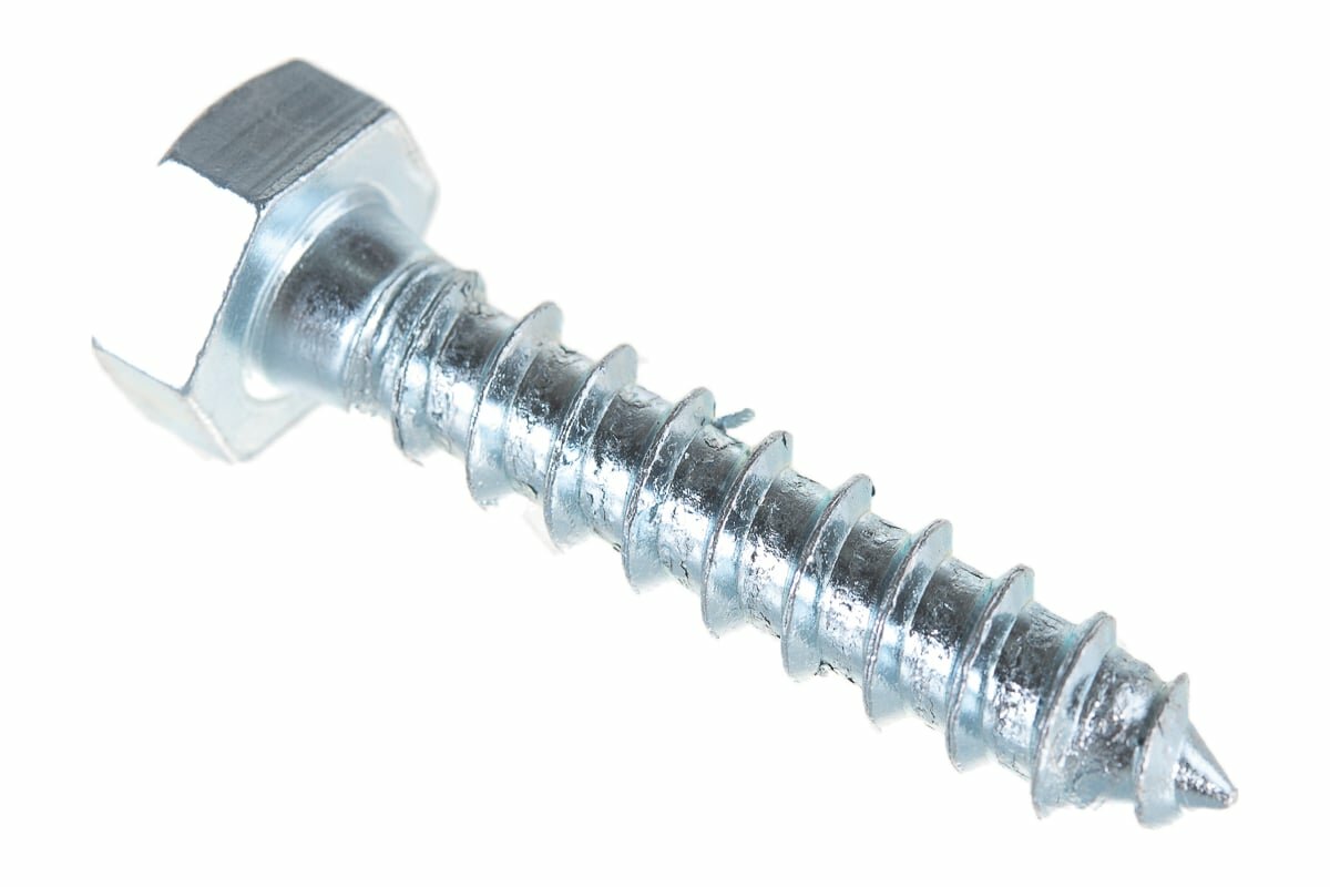 Метизный двор Шуруп глухарь шестигранная головка 10x50 мм набор 20 шт из стали