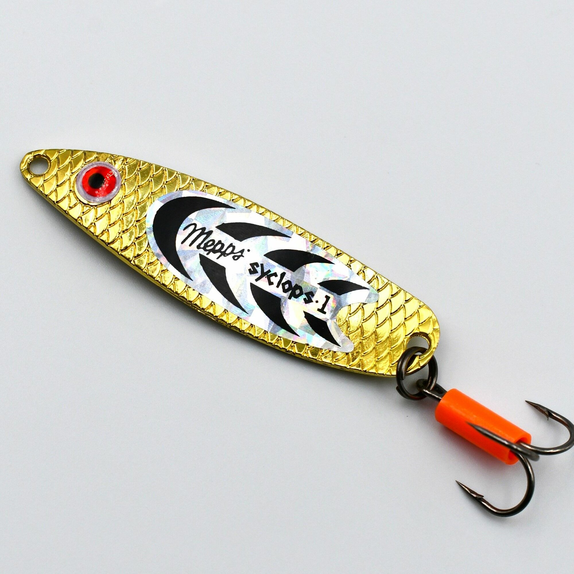 Набор из 5 блесен Mepps Syclops №1 колебалок для рыбалки на хищника: окунь, щука, судак, берш, сом, сазан