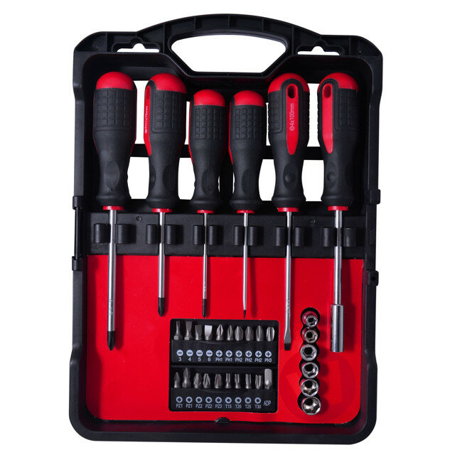 UGO LOKS набор бит и отверток с держателем 32 предмета для сборки и ремонта