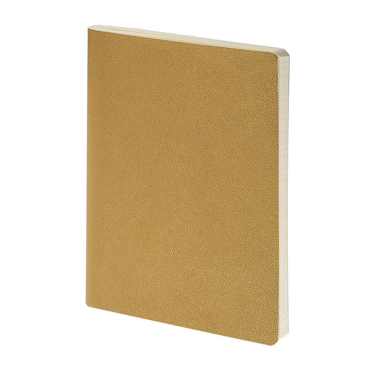 Бизнес тетрадь А5, Bruno Visconti,"MEGAPOLIS VELVET" FLEX (золото ) 60 л. клетка