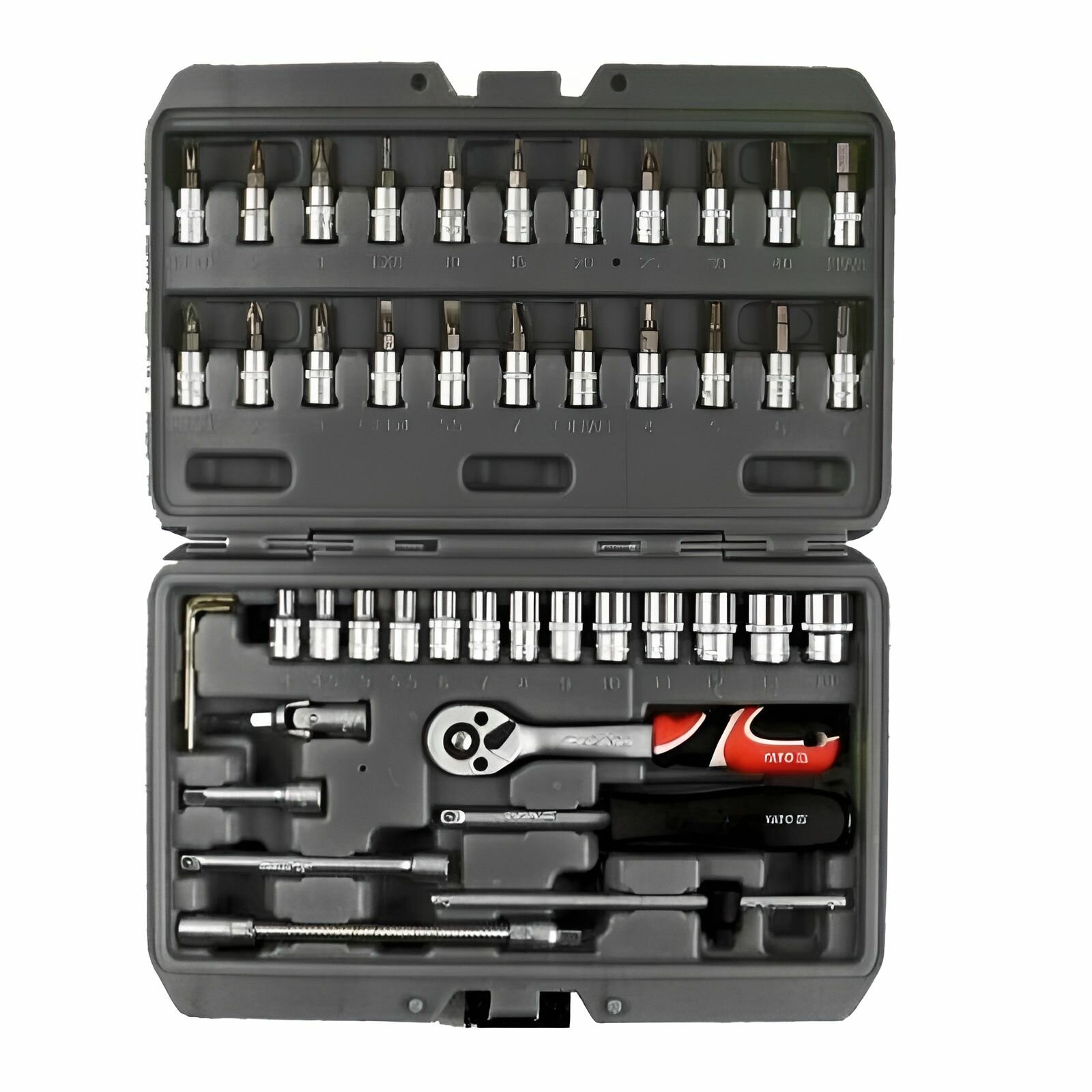 Набор насадок 1/4" 46шт. YT-14474