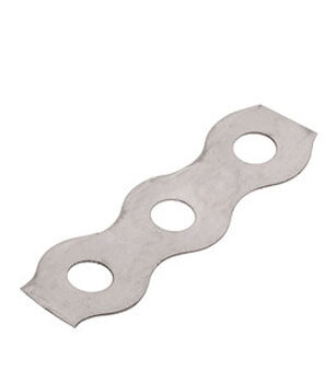 Лента крепежная перфорированная волнистая 12х0,5 мм 25 м (2 шт.)