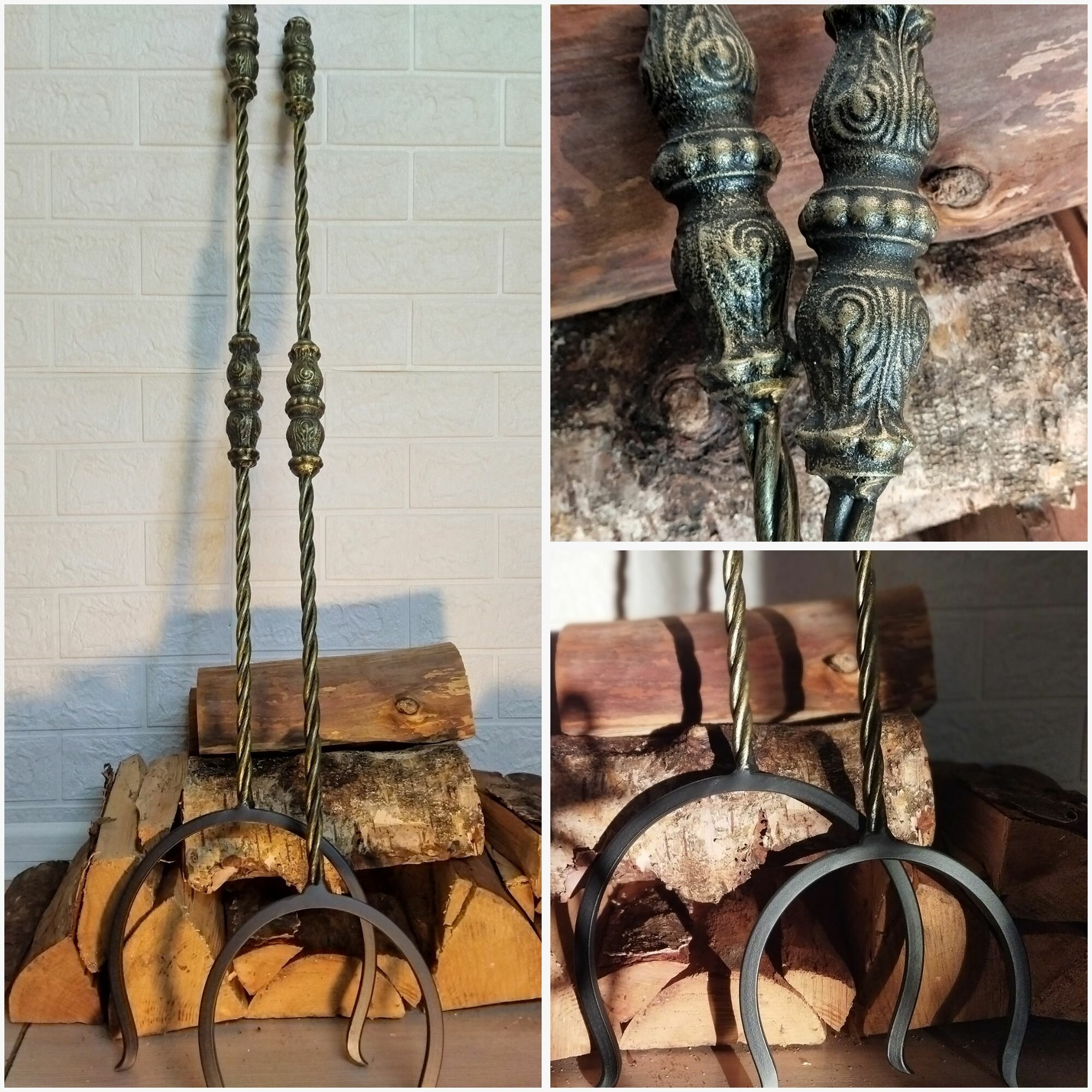 Набор ухватов кованый, набор для русской печи