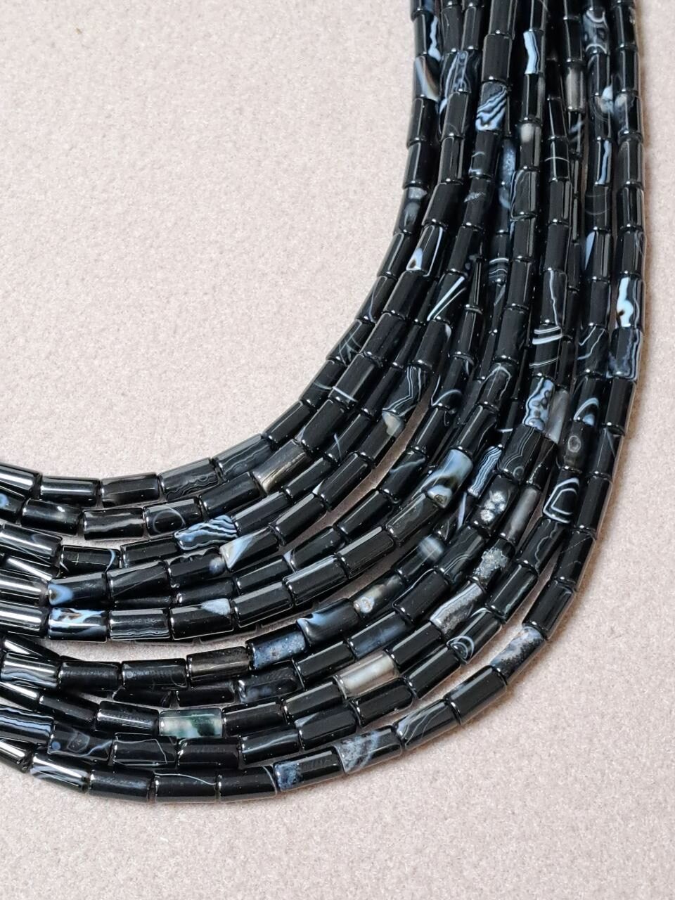 Бусины агат, натуральный камень, для рукоделия, для творчества, для украшений, для браслетов