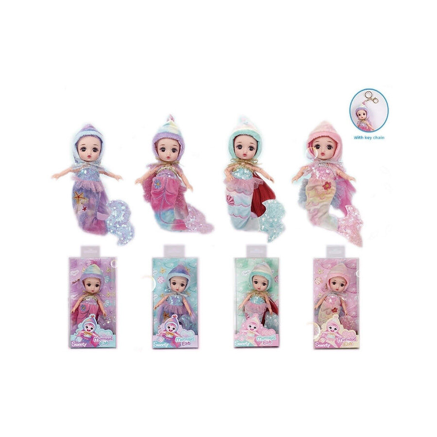 Dong Huan Русалка 16 см Sweety в съемном костюме в ассортименте A756 с 3 лет