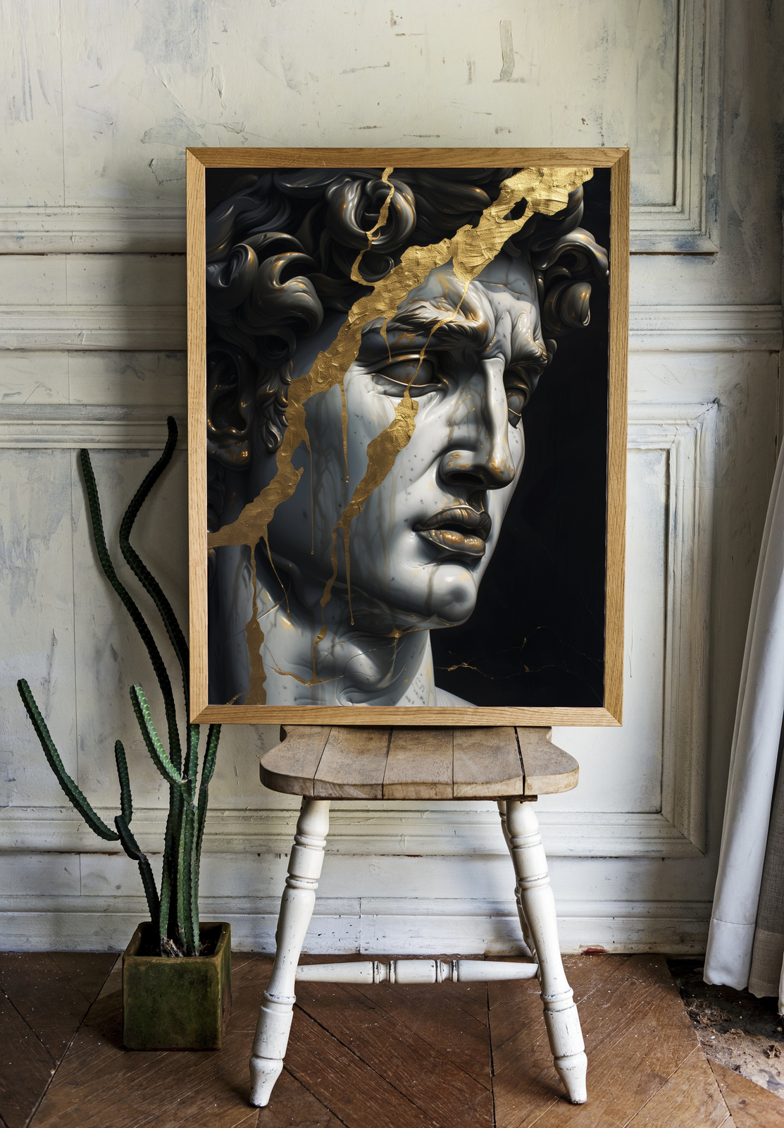 Постер "Давид - Величие и уязвимость" 40x50 см в подарочном тубусе