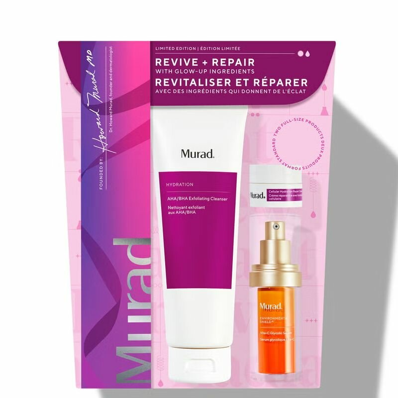 Murad Набор косметики для ухода за кожей Revive + Repair with Glow-Up Ingredients Set