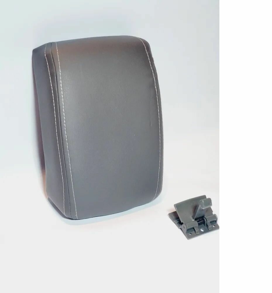 Крышка с замком на подлокотника Шевроле Лачетти, Chevrolet Lacetti / Daewoo (Ravon) Gentra, серый гладкие