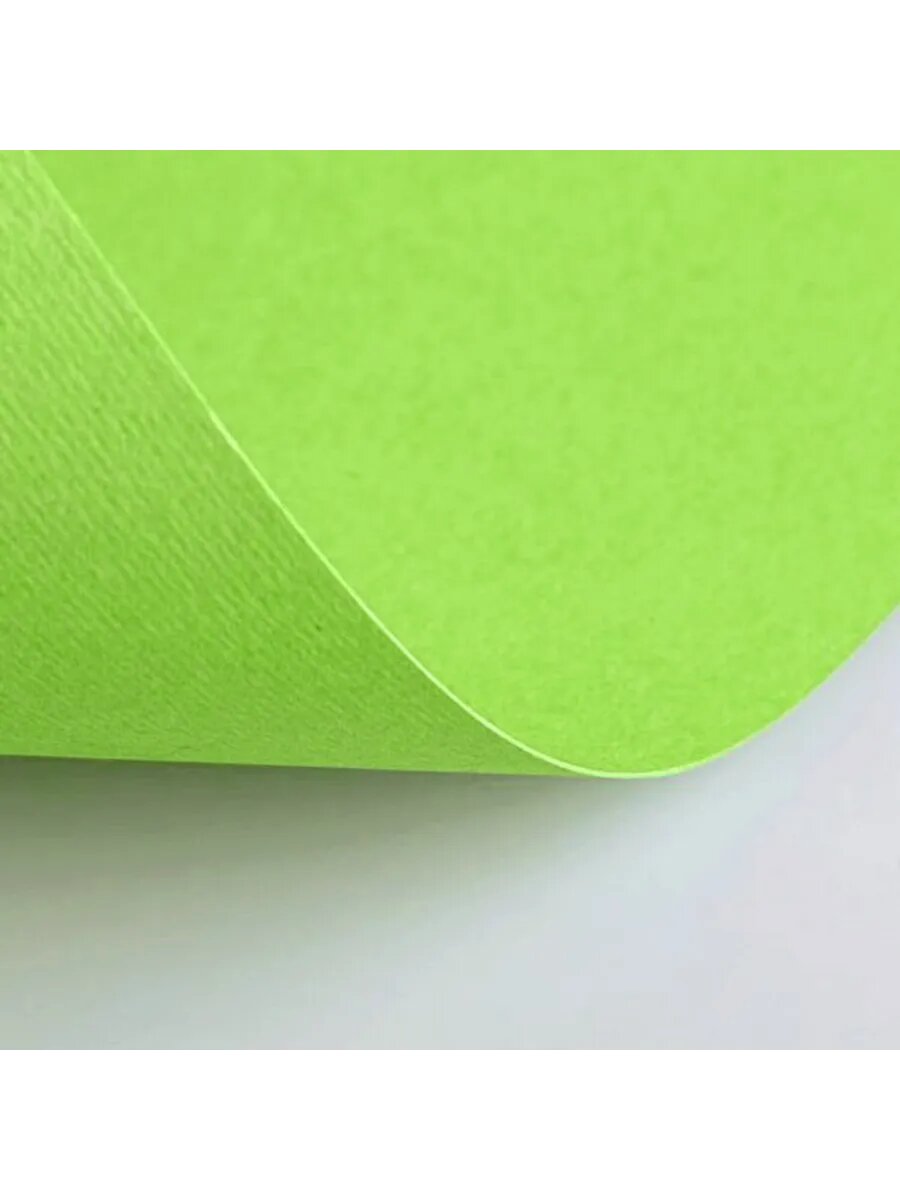 Бумага картон для творчества 1 л, А2+, 500х700 мм, зеленый