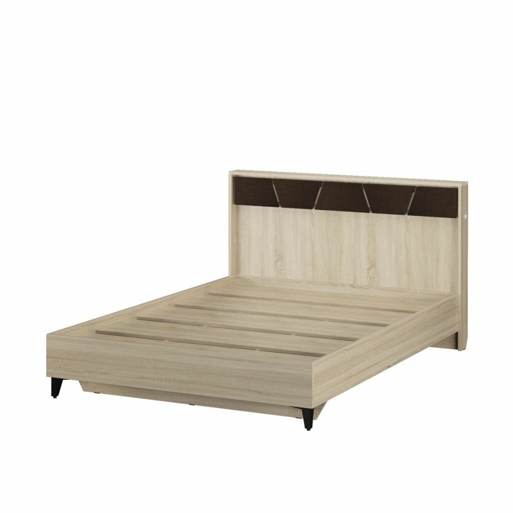 Кровать Донна 140 дуб сонома светлый